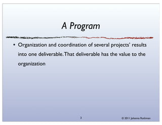 Agile architecture.and.programmanager | PPT