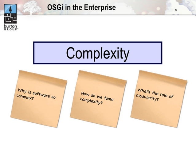 OSGi in the Enterprise: Agility, Modularity, and Architecture's Paradox ...