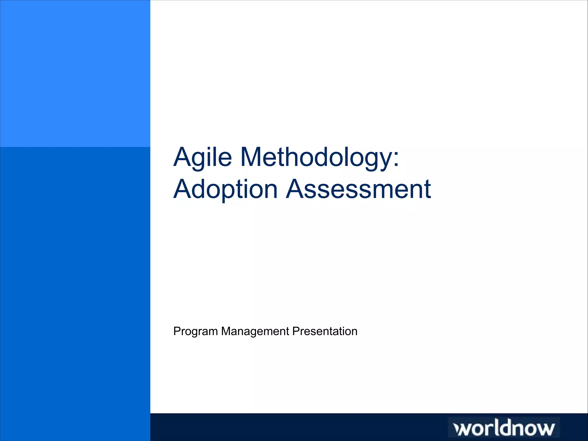 Agile Methodology Assessment | PPTX