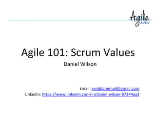 Agile Auckland agile 101: scrum values | PPT