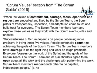 Agile Auckland agile 101: scrum values | PPT