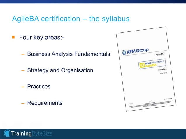 AgileBA introduction and certification options | PPT
