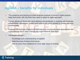 AgileBA introduction and certification options | PPT