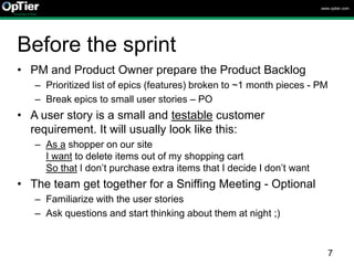 The lifecycle of an agile sprint | PPT