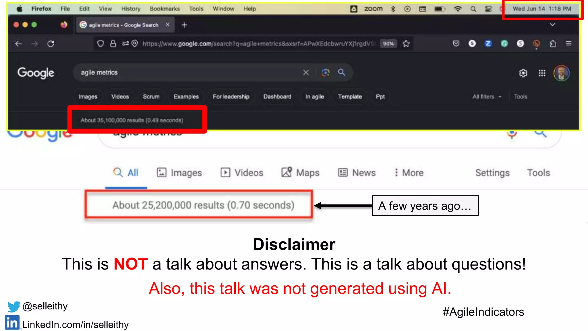 Agile Indicators: Start with Questions! | PPT