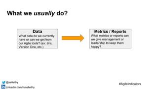 Agile Indicators: Start with Questions! | PPT