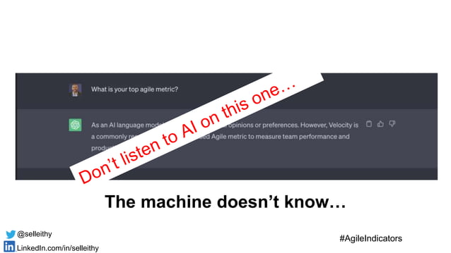 Agile Indicators: Start with Questions! | PPT