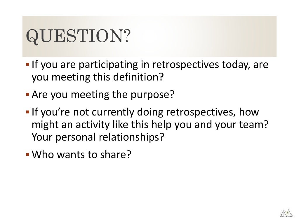 Agile camp2016 retro the retro