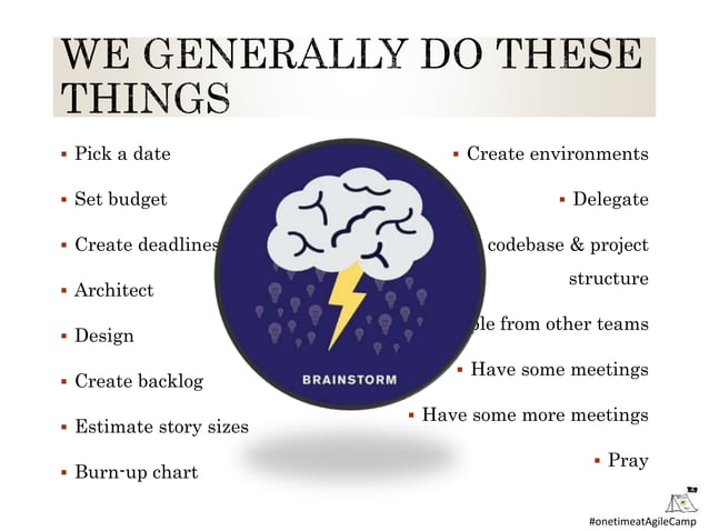 Agile Camp 2018 - Question Storming | PPT