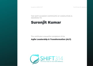 Project Management ALT by Shift314 | PDF