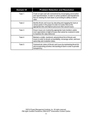 Agile certified exam outline | PDF