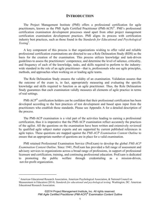 Agile certified exam outline | PDF