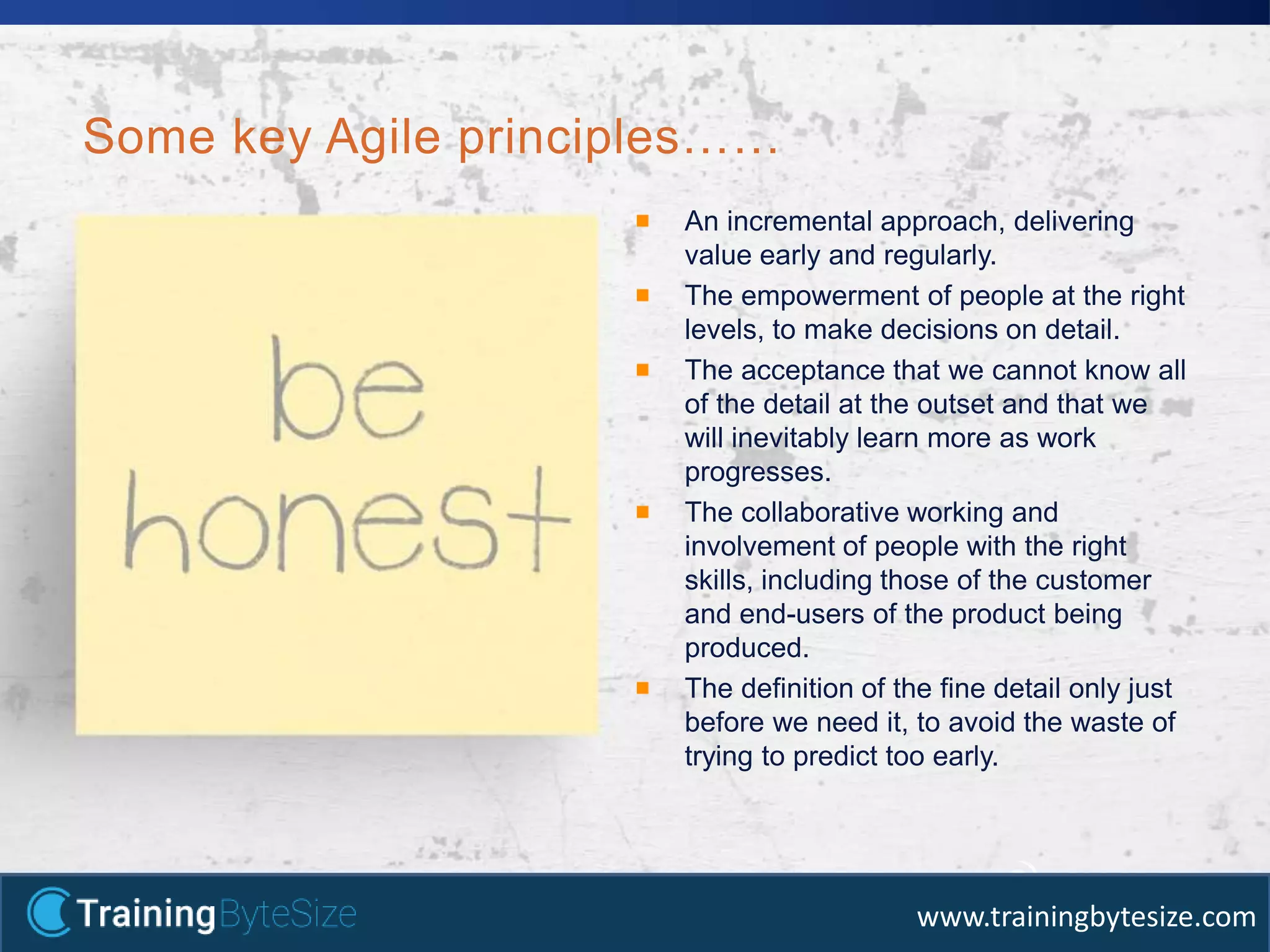 Introduction to Agile change agent | PPT
