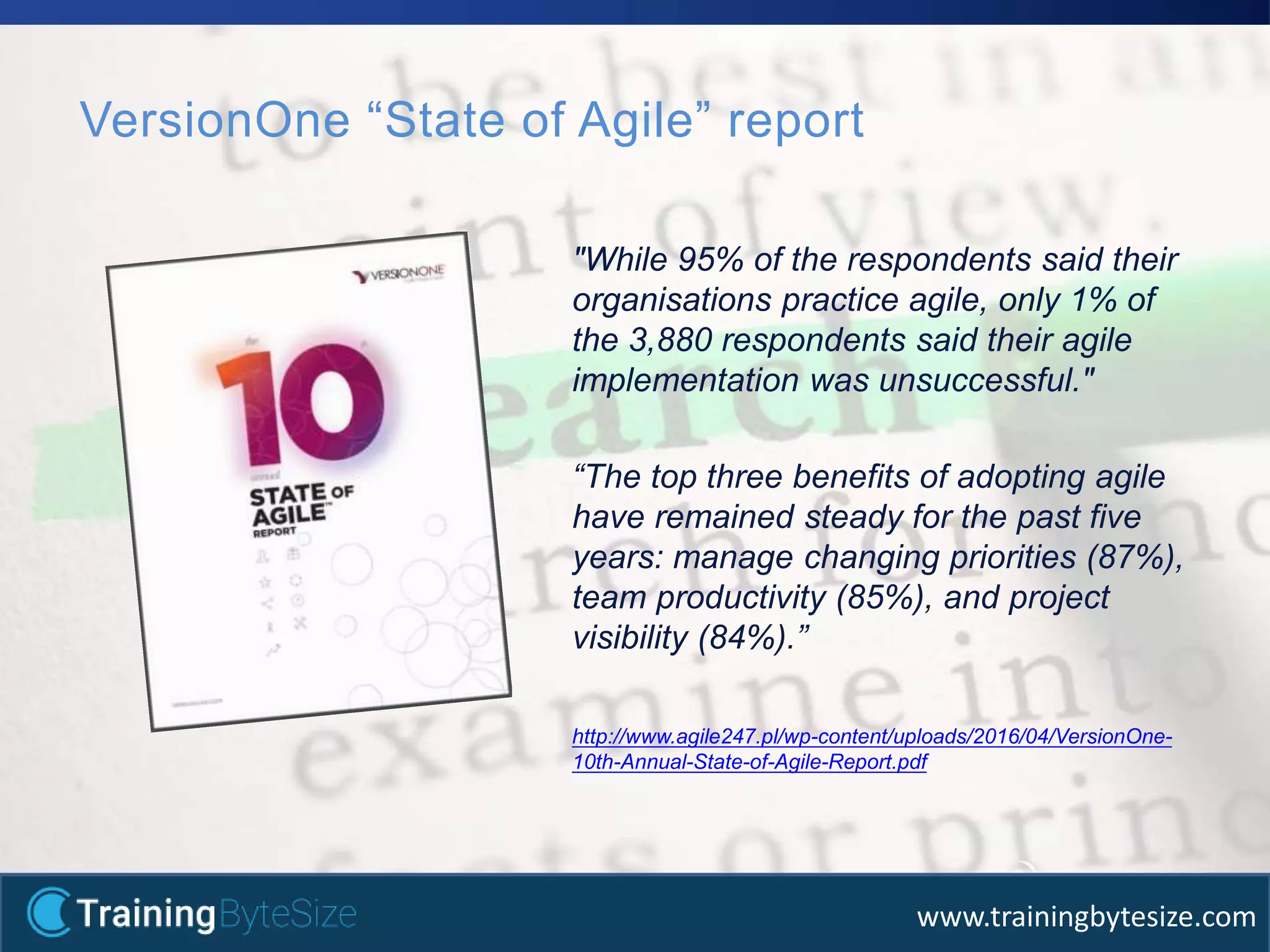 Introduction to Agile change agent | PPT