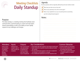 VersionOne Agile Checklist | PPT