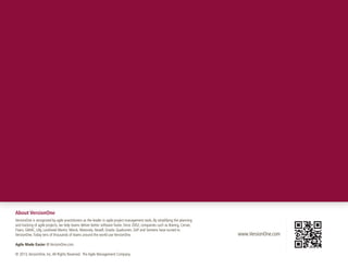 VersionOne Agile Checklist | PPT