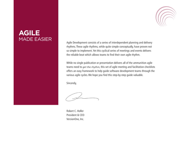 VersionOne Agile Checklist | PPT