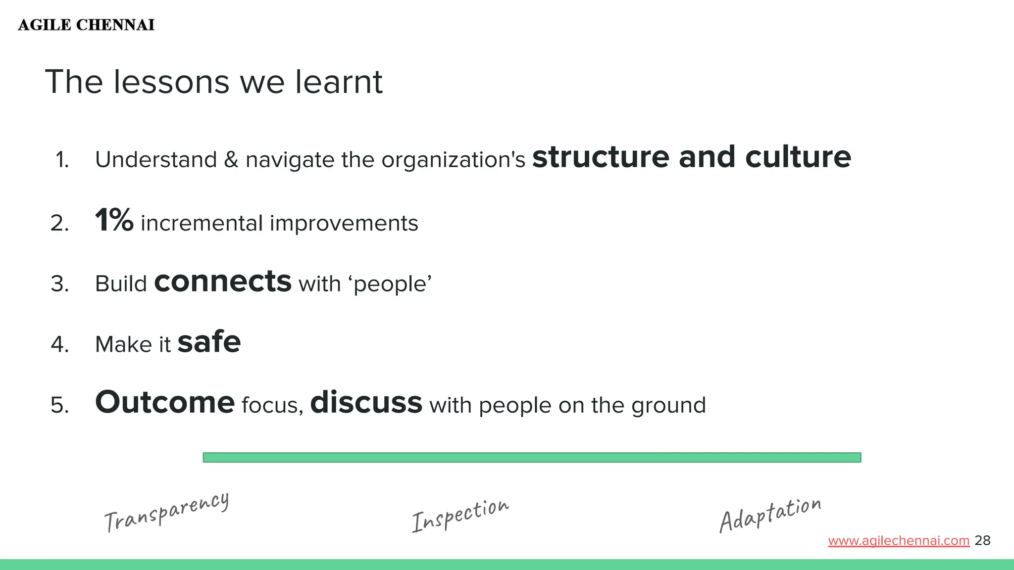 Agile Chennai 2023 | The Invisibles - Understanding the Challenges and ...