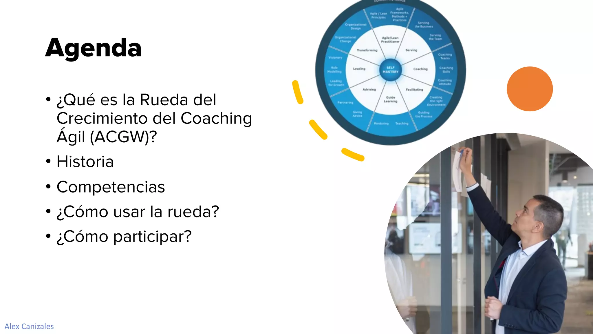 Agile Coaching Growth Wheel - Alex Canizales | PPT