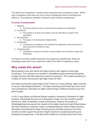 Agile coaching growth wheel guidance | PDF