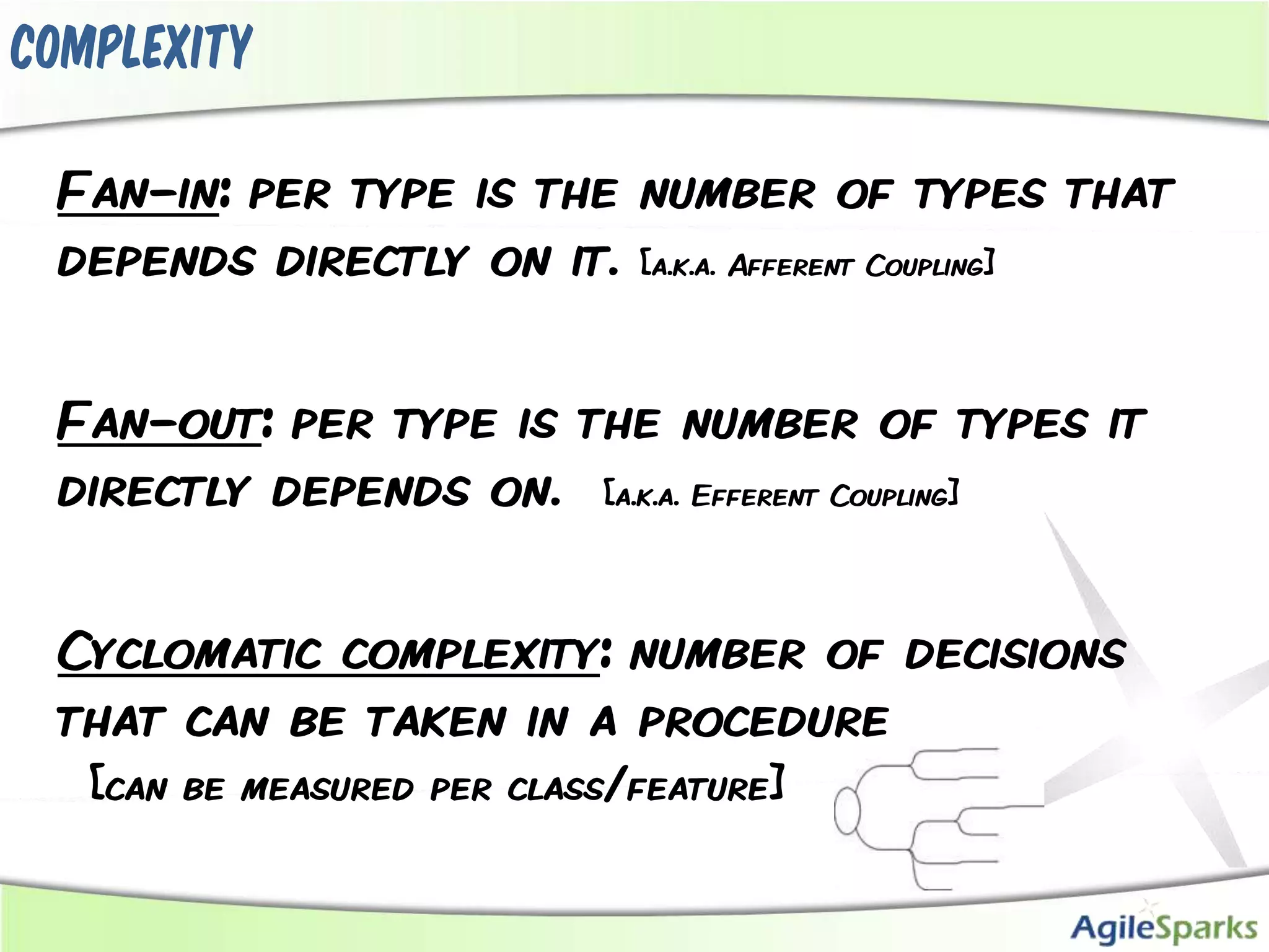 Agile code quality metrics | PPTX