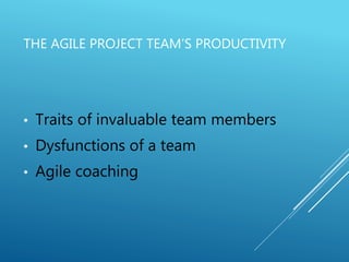 Agile Project Communication | PPT | Computer Software and Applications | Computing
