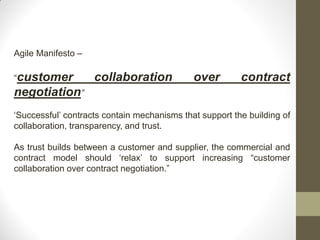 Agile contracts | PDF