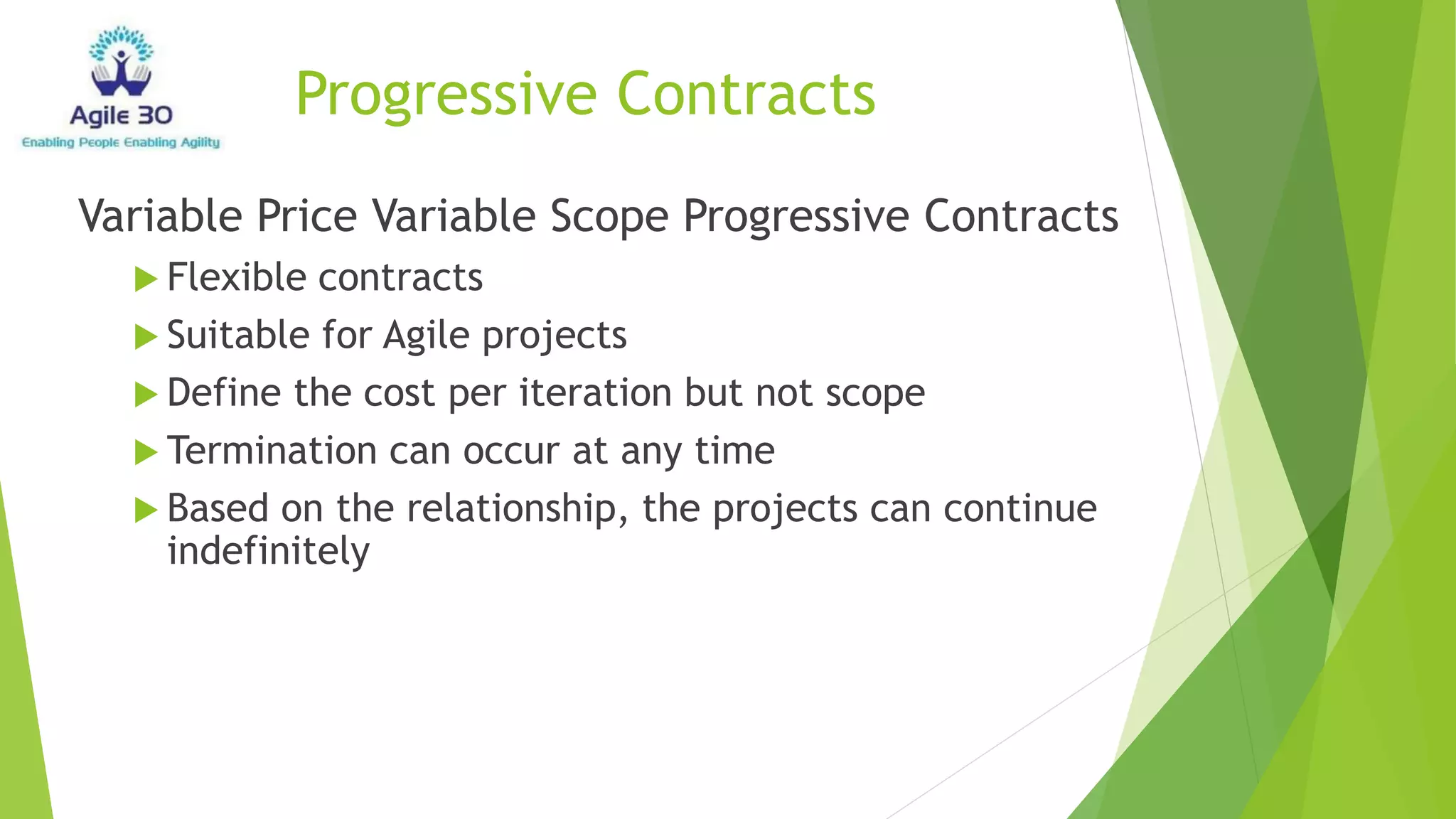Agile Contracts Ppt