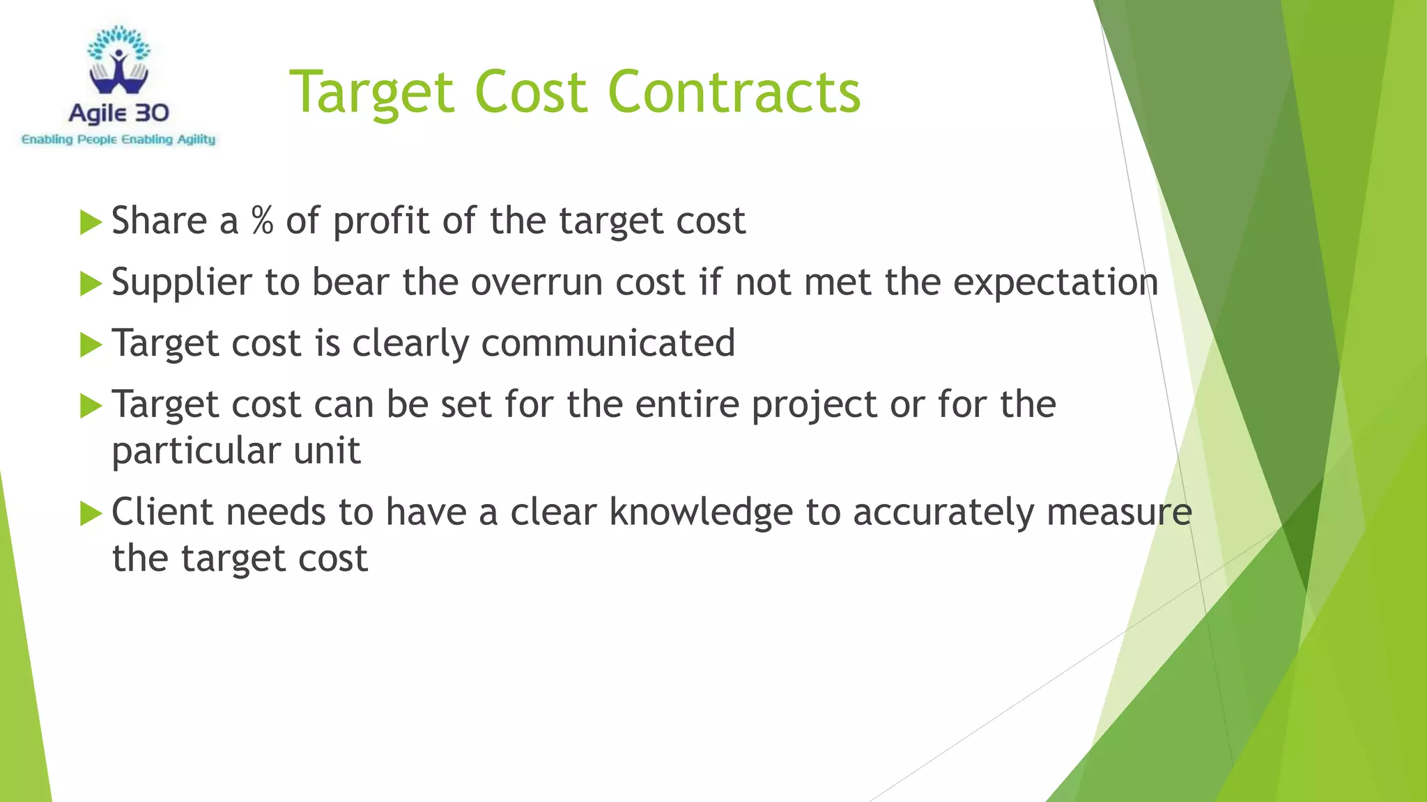 Agile Contracts Ppt