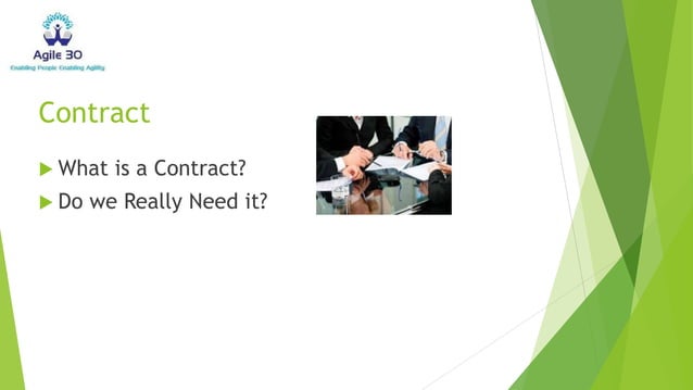 Agile contracts | PPT