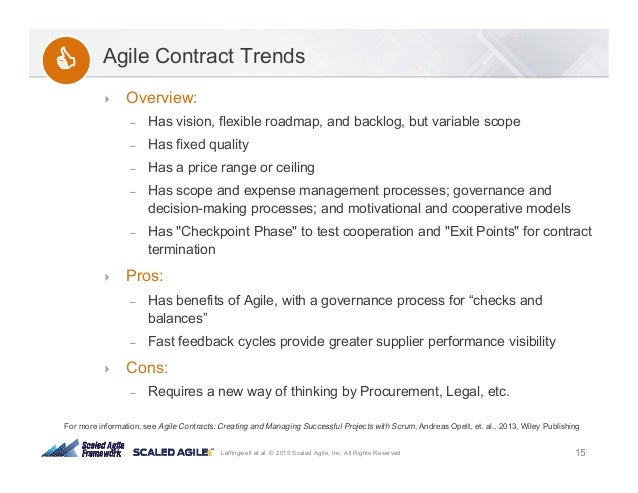 Agile Contracts By Drew Jemilo Agile2015
