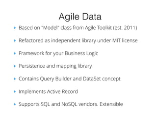 Agile Data concept introduction | PPT