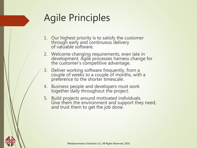 Agile Data Governance Tutorial | PPTX