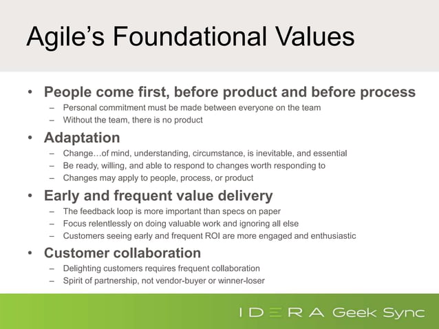 Geek Sync I Agile Data Management vs. Agile Data Modeling | PPT