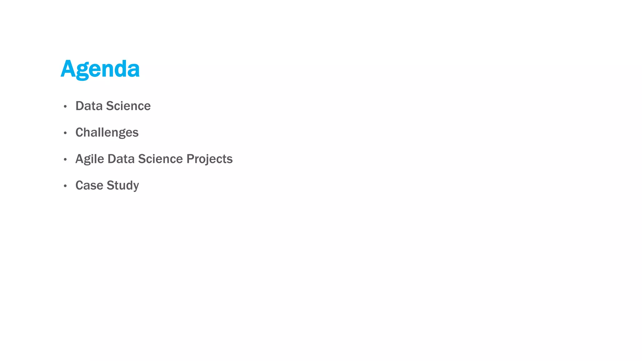 Agile Data Science | PPTX | Computer Software and Applications | Computing