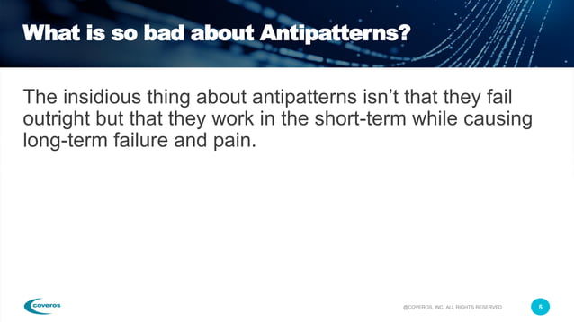 AgileDC 2024 Agile Software Development Antipatterns and how to avoid ...