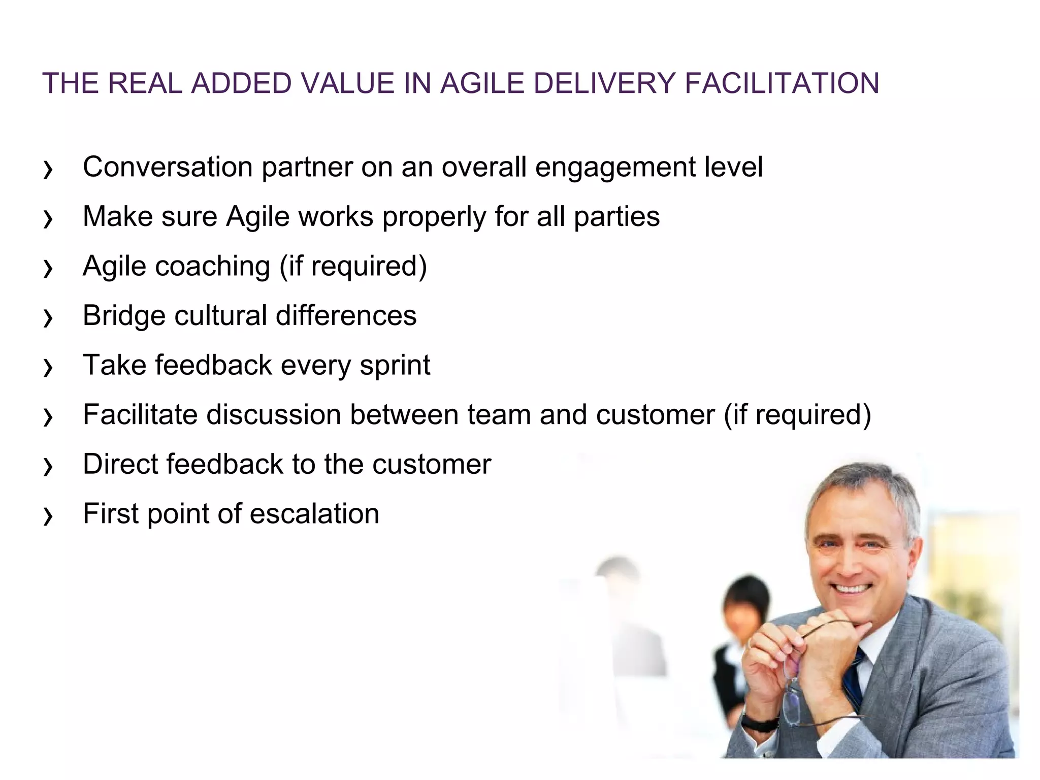 Agile delivery facilitation | PPT