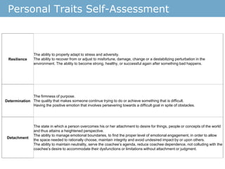 Agile Delivery Manager self-assessment radar | PPTX