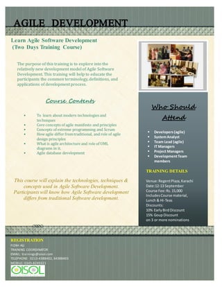 Agile development training | PDF