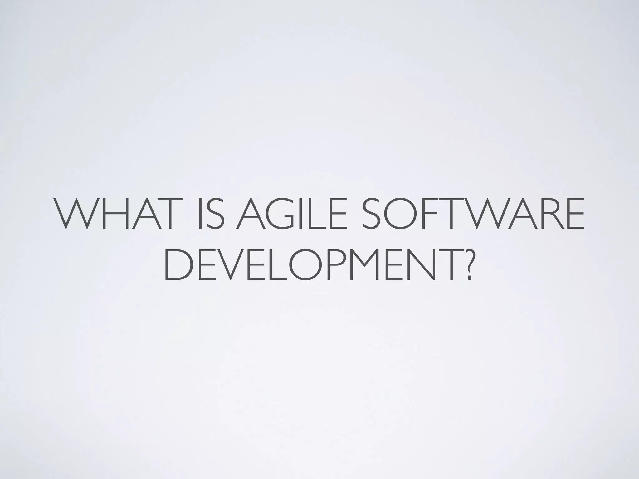 Agile Development | PDF