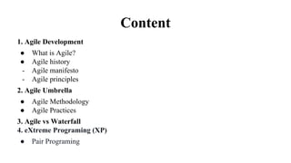 Agile Development & XP | PDF