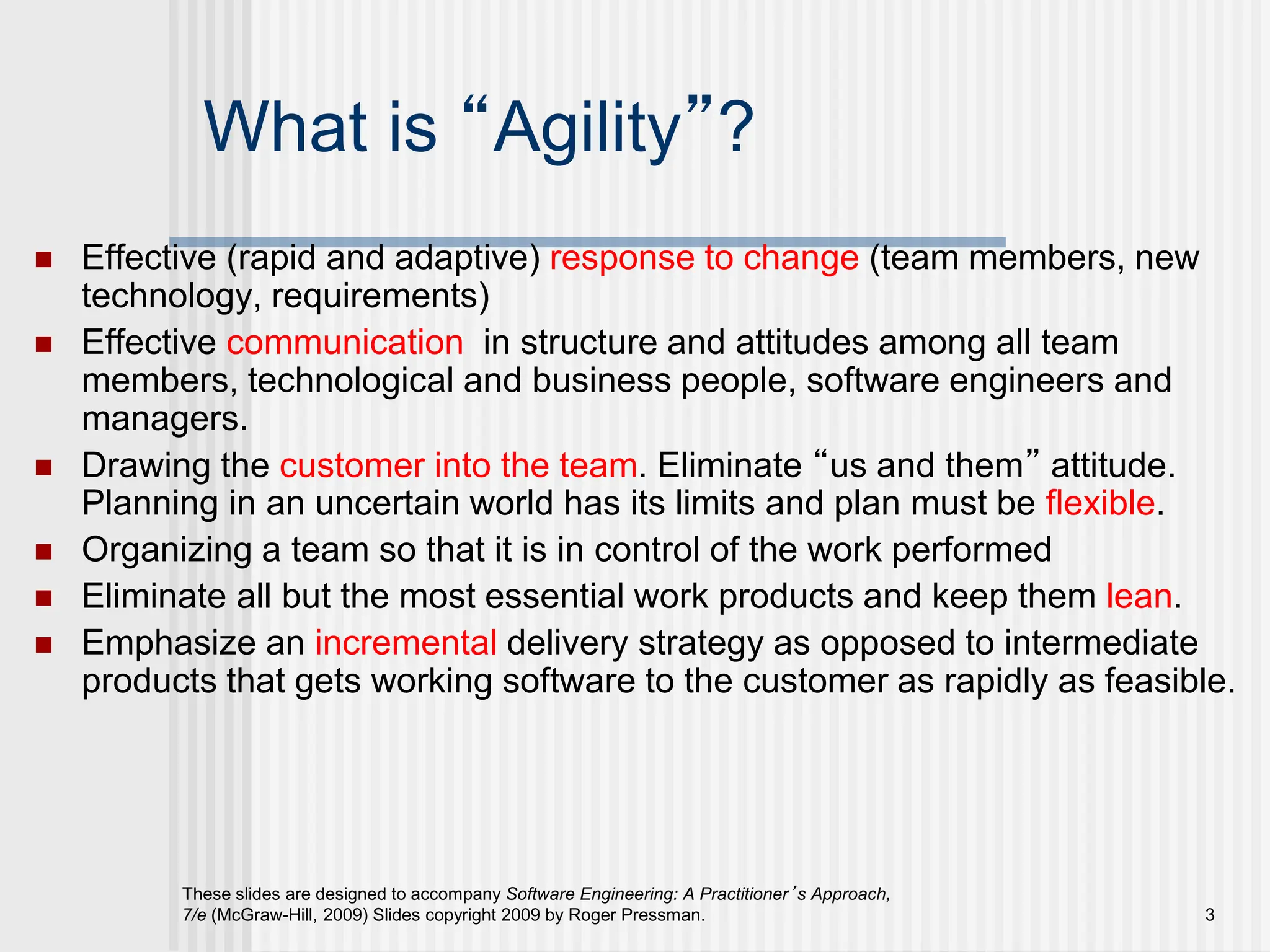 Agile Development software engineering process model | PDF