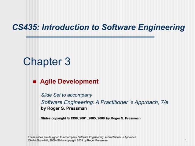 Agile Development software engineering process model | PPT