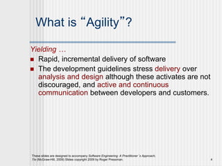 Agile Development software engineering process model | PDF