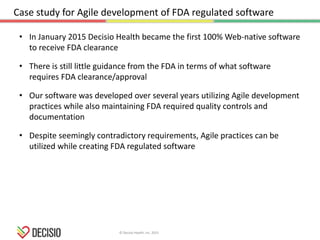 Agile development and the FDA | PPT