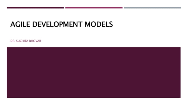 Agile Development Models In Software Engineeringe Pptx