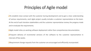 agile development models IN SOFTWARE ENGINEERING | PPTX