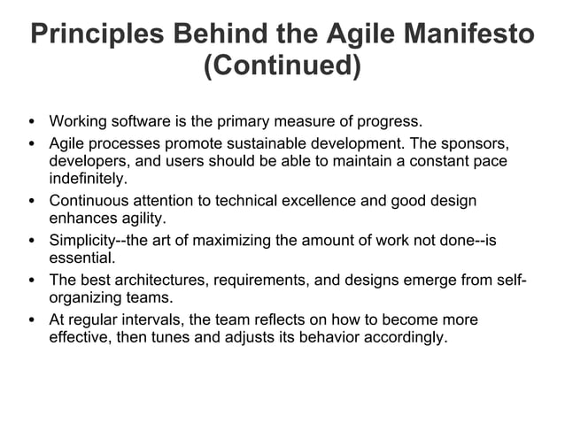 Agile Development Overview | PPT