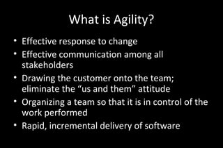 Agile development, software engineering | PPT