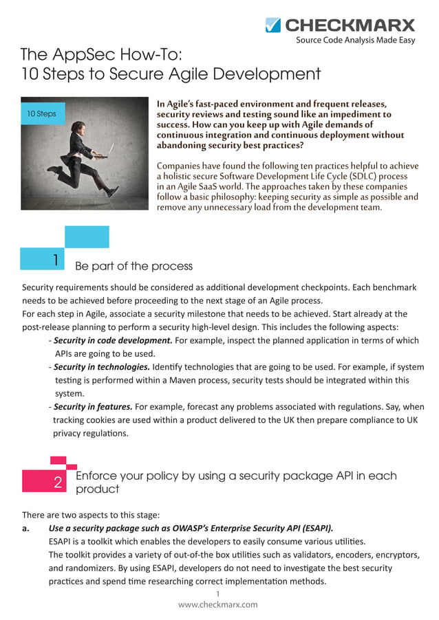 10 Steps To Secure Agile Development | PDF | Web Development | Internet